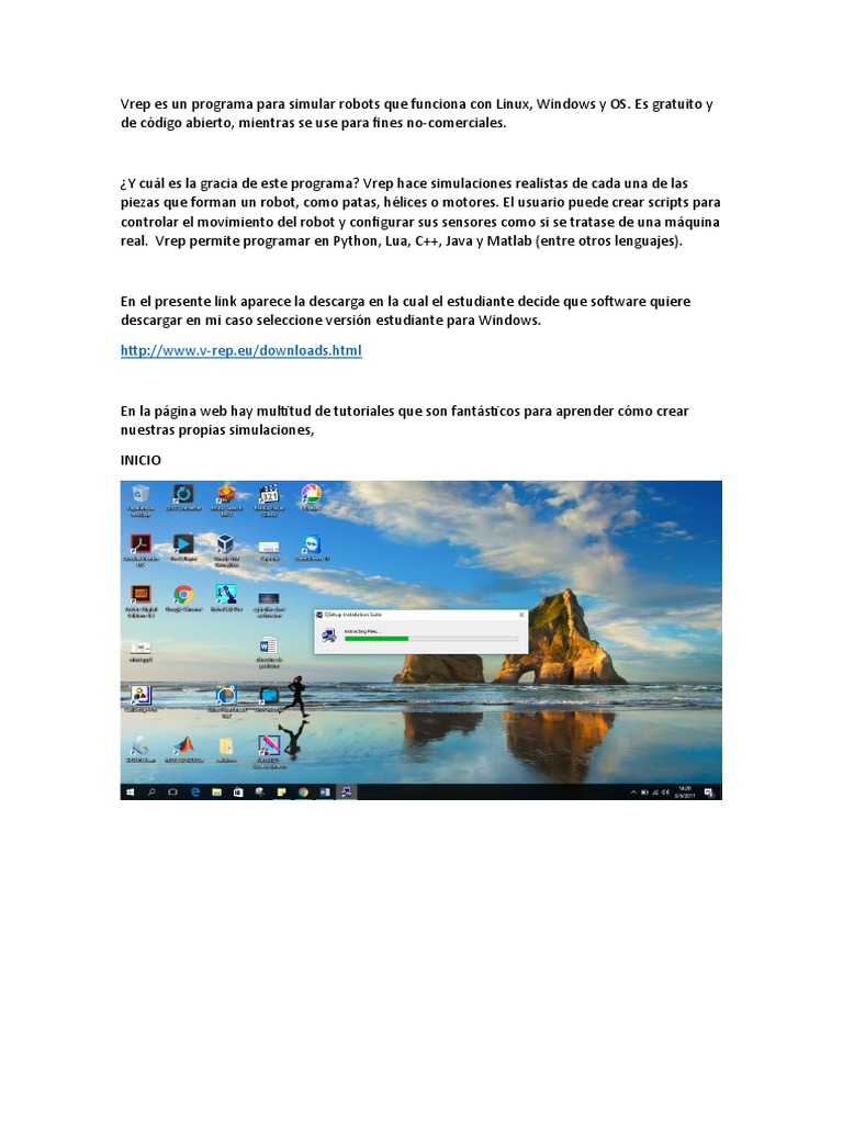 Programa para Simular Robots Que Funciona Con Linux | PDF | Informática