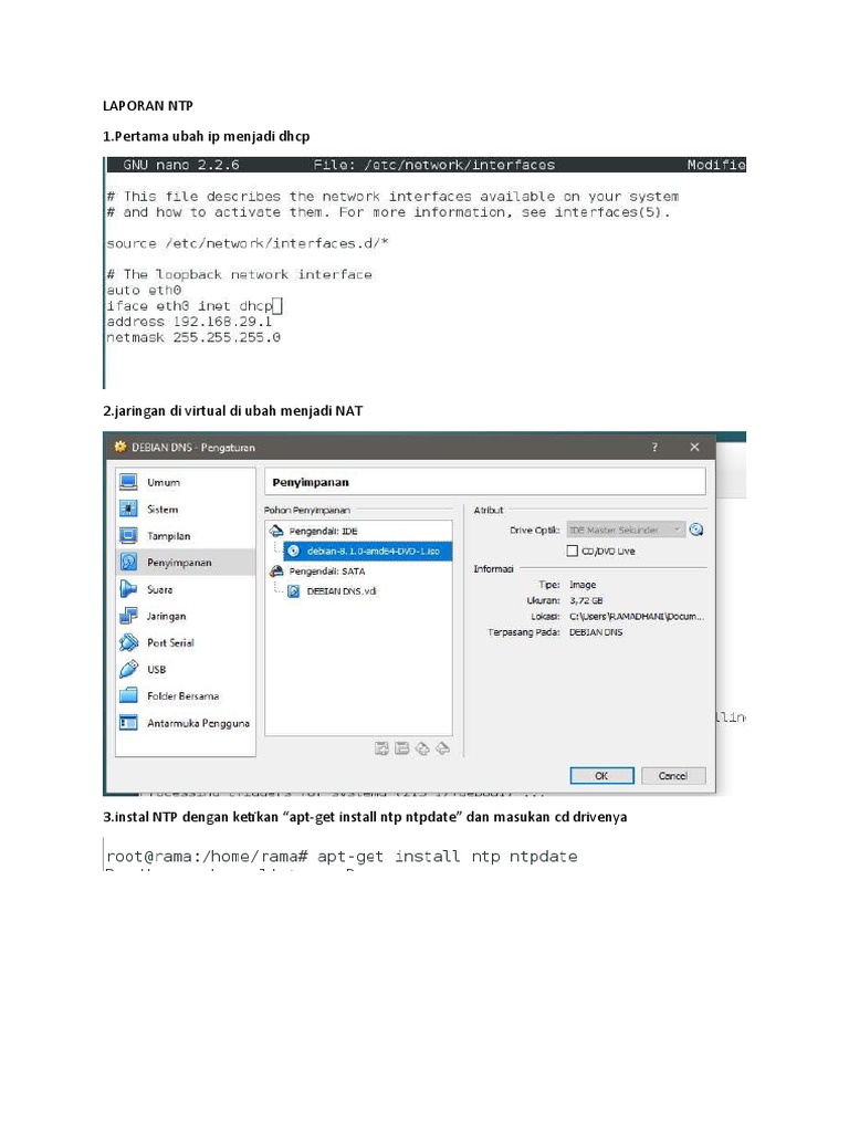 Laporan NTP | PDF | Komputer