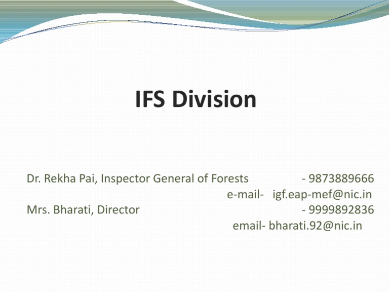 Indian Forest Service 1 | PDF