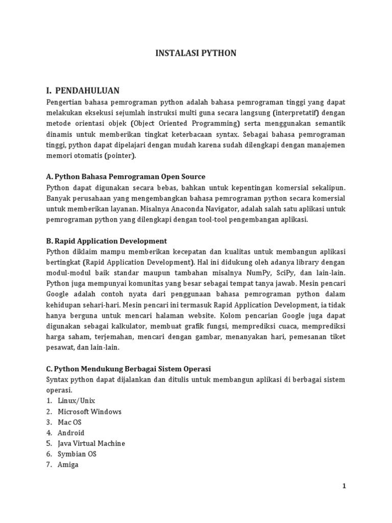 Pengantar Python | PDF