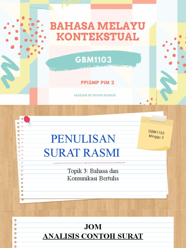Surat Rasmi & Memo | PDF