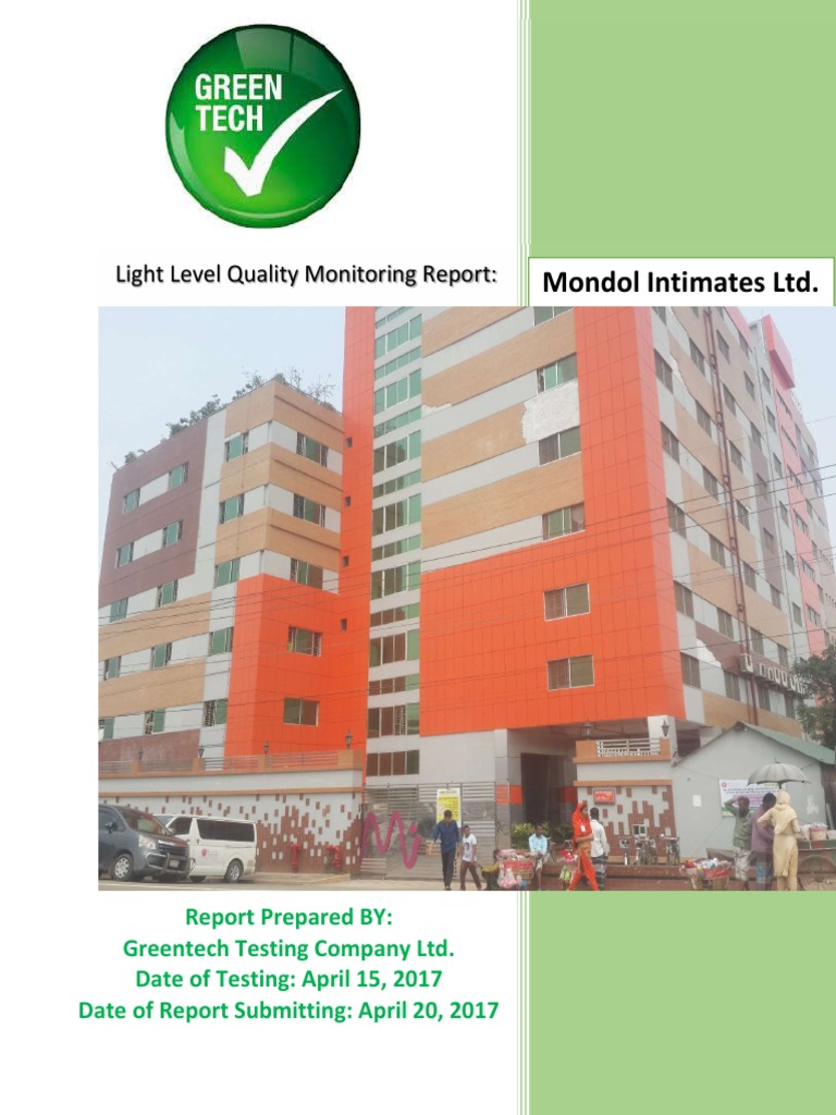 Mondol Intimates Light Level Report | PDF | Nature