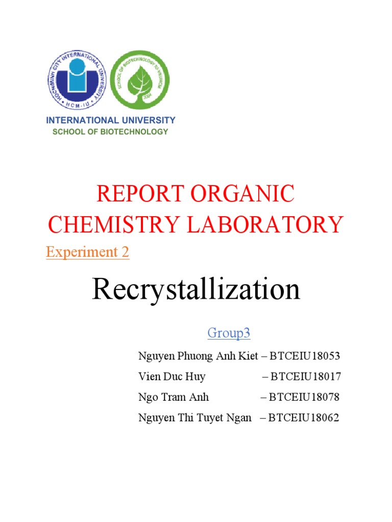 Example Lab Report | PDF | Solubility | Solution
