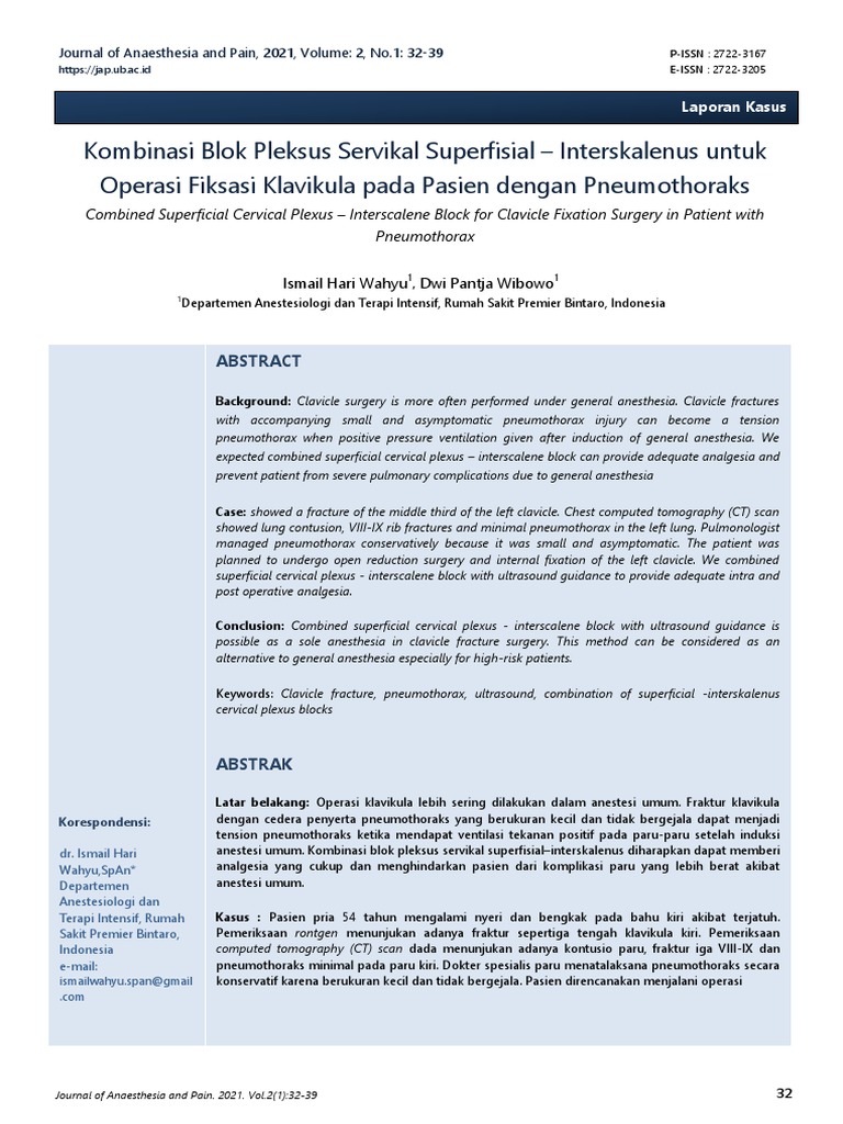 Jurnal Ebp | PDF | Surgery | Pain