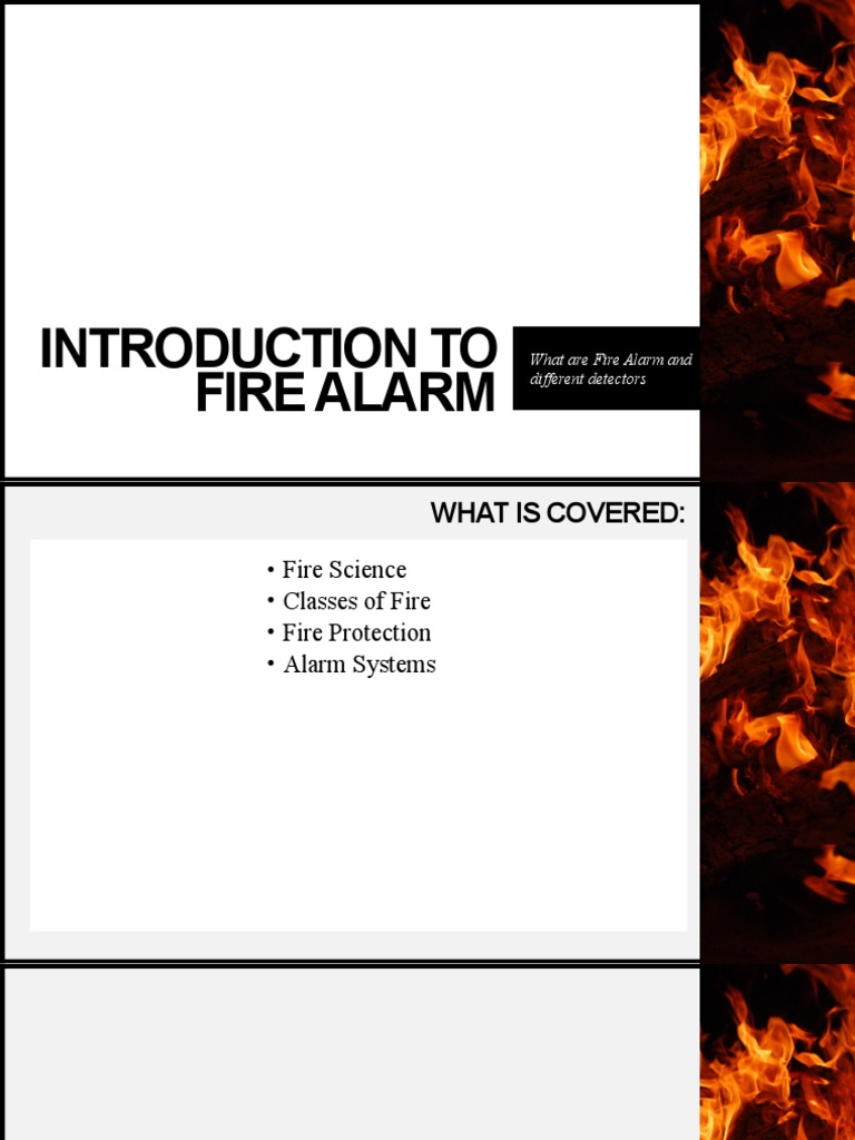 Introduction To Fire Alarm | PDF