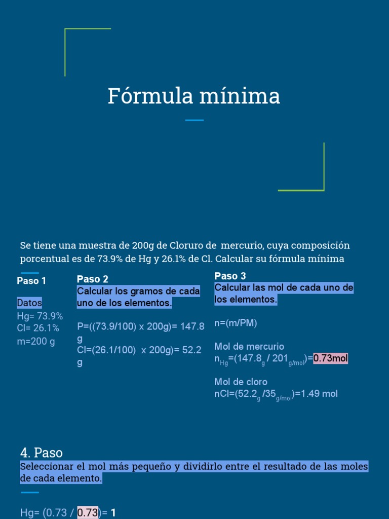 Formula Minima | PDF