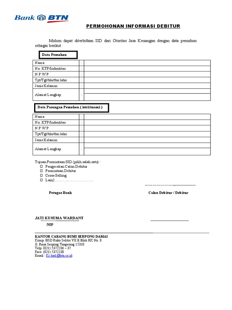 Form Bi Checking | PDF