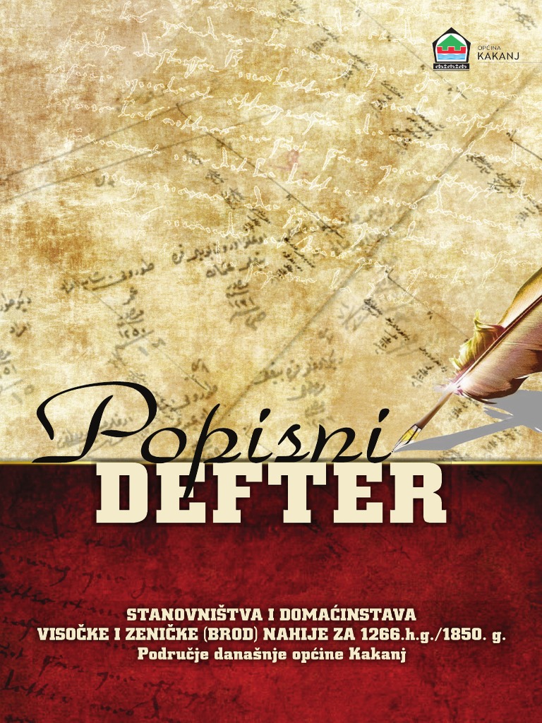 Popisni Defter Kakanj 1850. | PDF