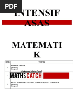 Ujian Akhir Math DLP (Form 1) | PDF