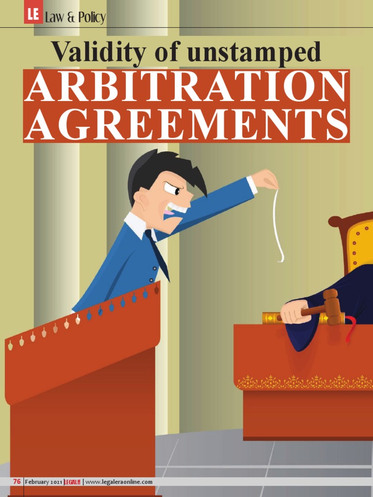 Validity of Unstamped Agreements | PDF | Arbitration | Supreme Court Of India