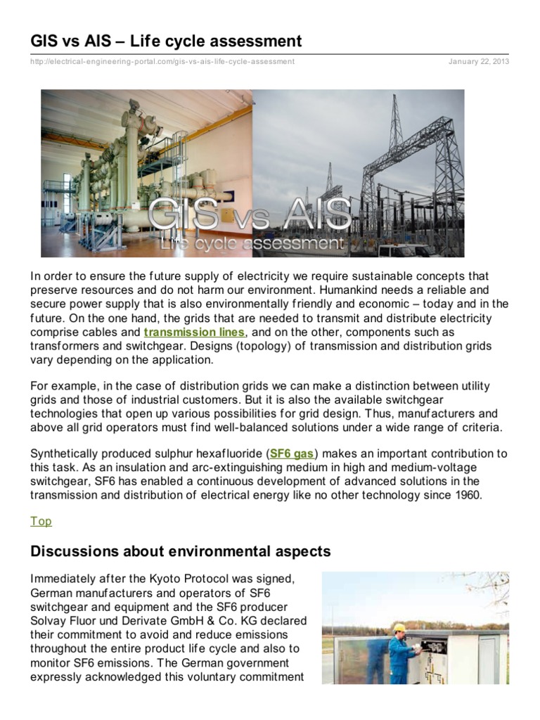 GIS Vs AIS Life Cycle Assessment | PDF | Science & Mathematics | Computers