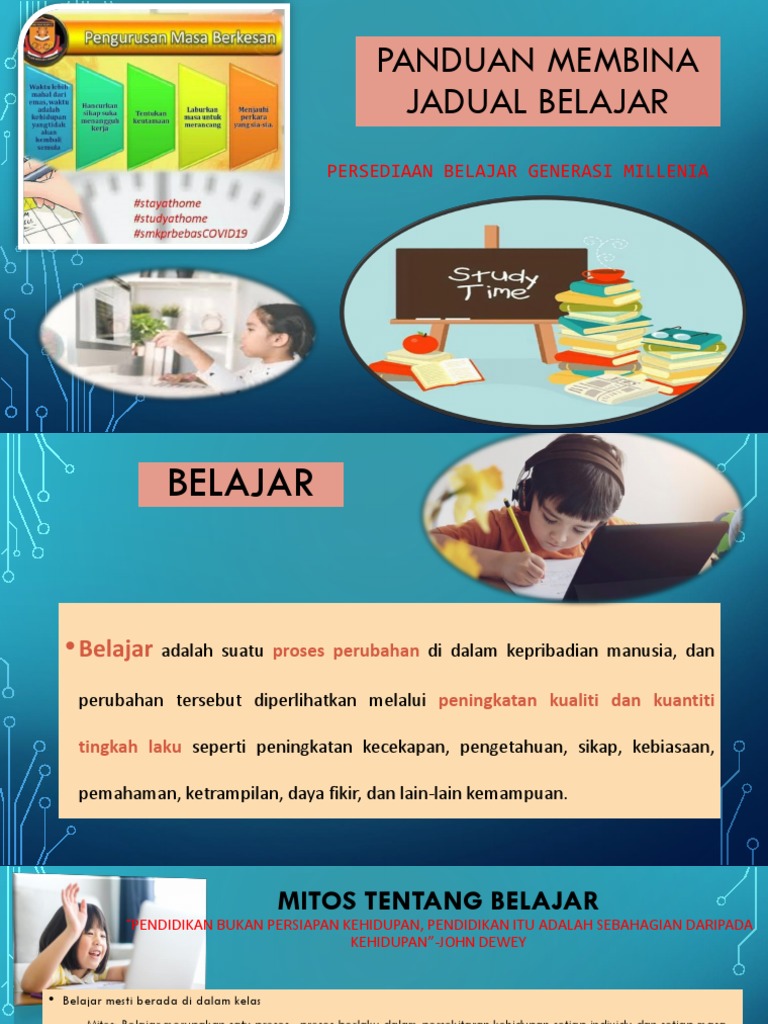 Contoh Jadual Belajar Murid | PDF