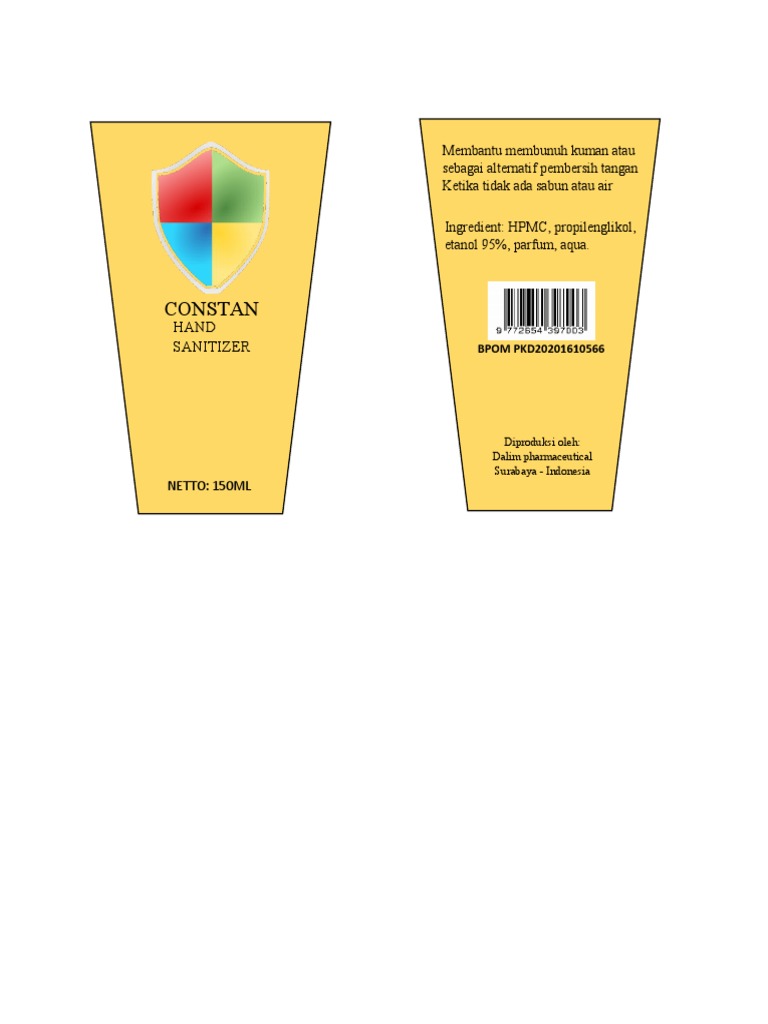 Design Hand Sanitizer Pdf