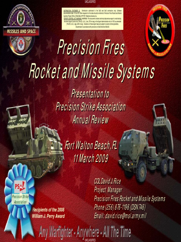 Precision Fires Rocket and Missile Systems | PDF | Projectile Weapons ...