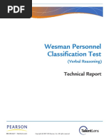 WAIS-IV Sample Report | PDF | Wechsler Adult Intelligence Scale | Tests