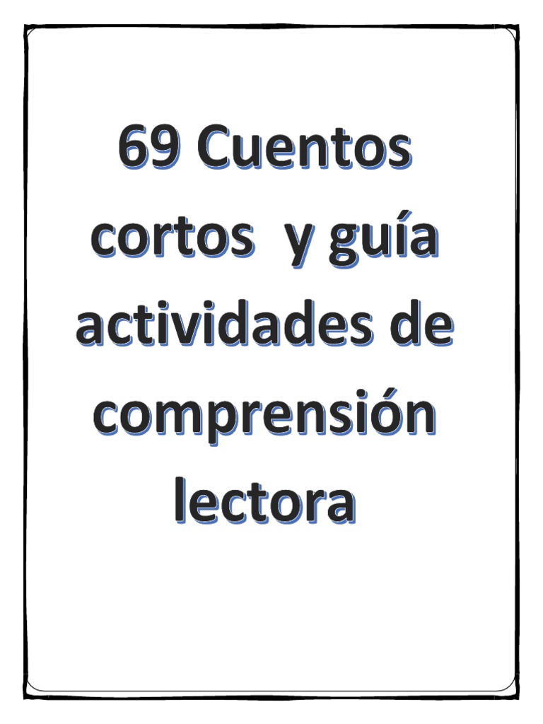 Cuentos Cortos y Comprensión Lectora | PDF