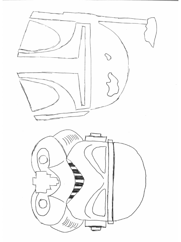 Star Wars Helmets Template | PDF