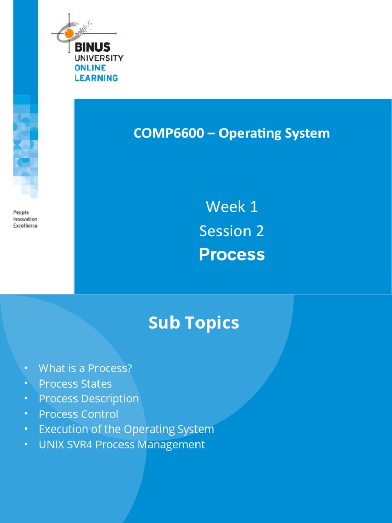 OS Process Management Lecture | PDF | Process (Computing) | Kernel ...