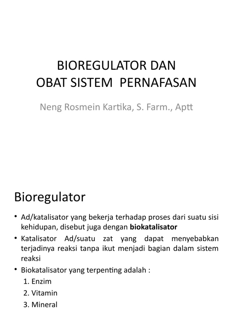 Bioregulator 2 | PDF