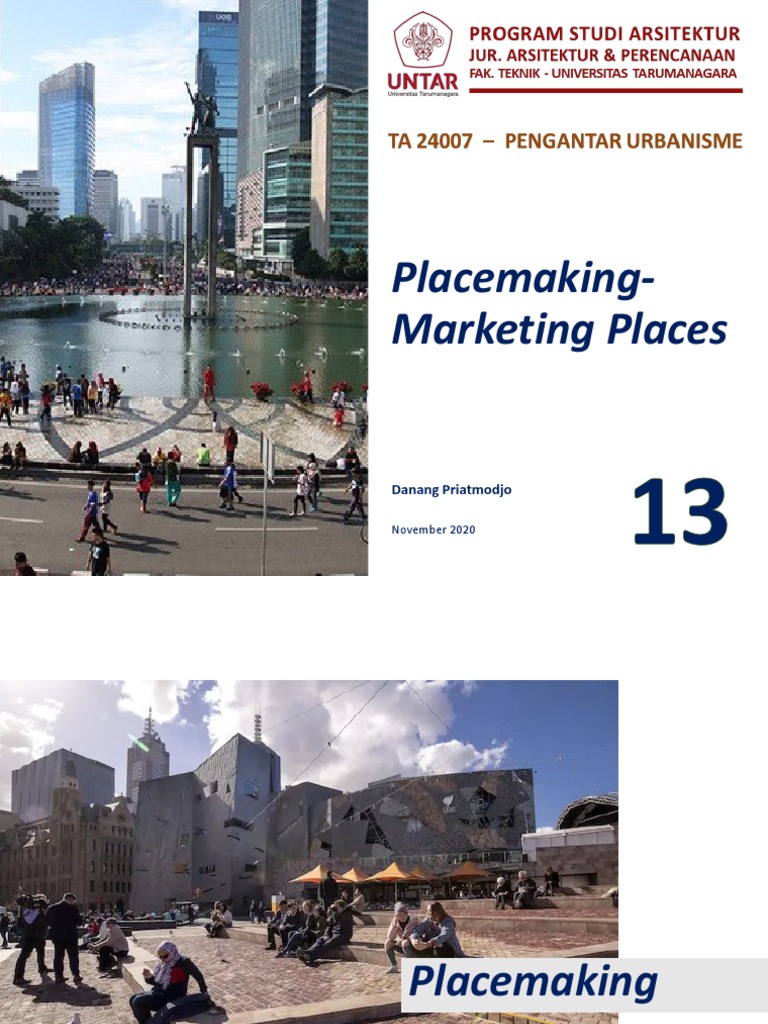 Strategi Placemaking untuk Ruang Publik | PDF