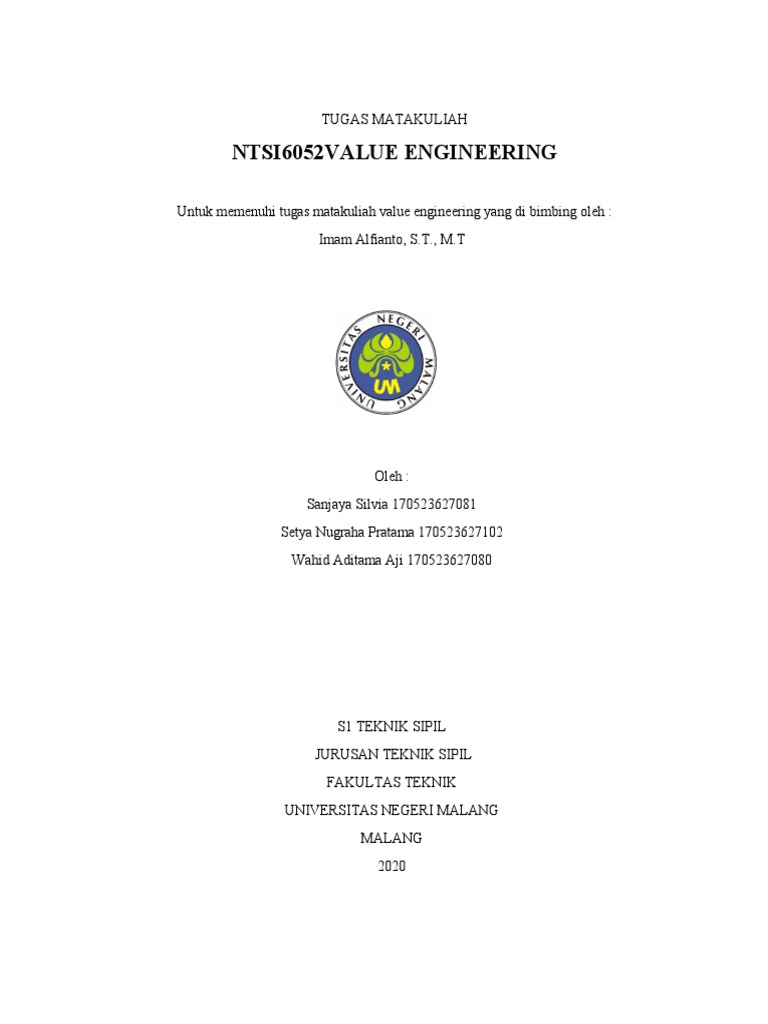 Contoh Value Engineering pada Proyek ICU | PDF | Seni