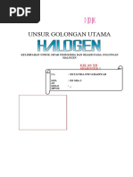 Unsur Halogen: Sifat dan Manfaatnya | PDF