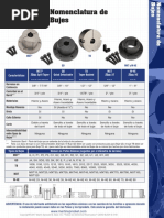 Dimensiones Chaveteros y Chavetas | PDF