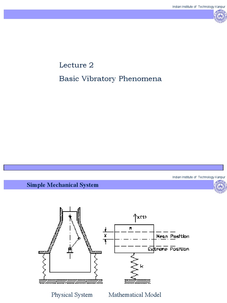 Vibration Analysis Lectures | PDF | Normal Mode | Torque