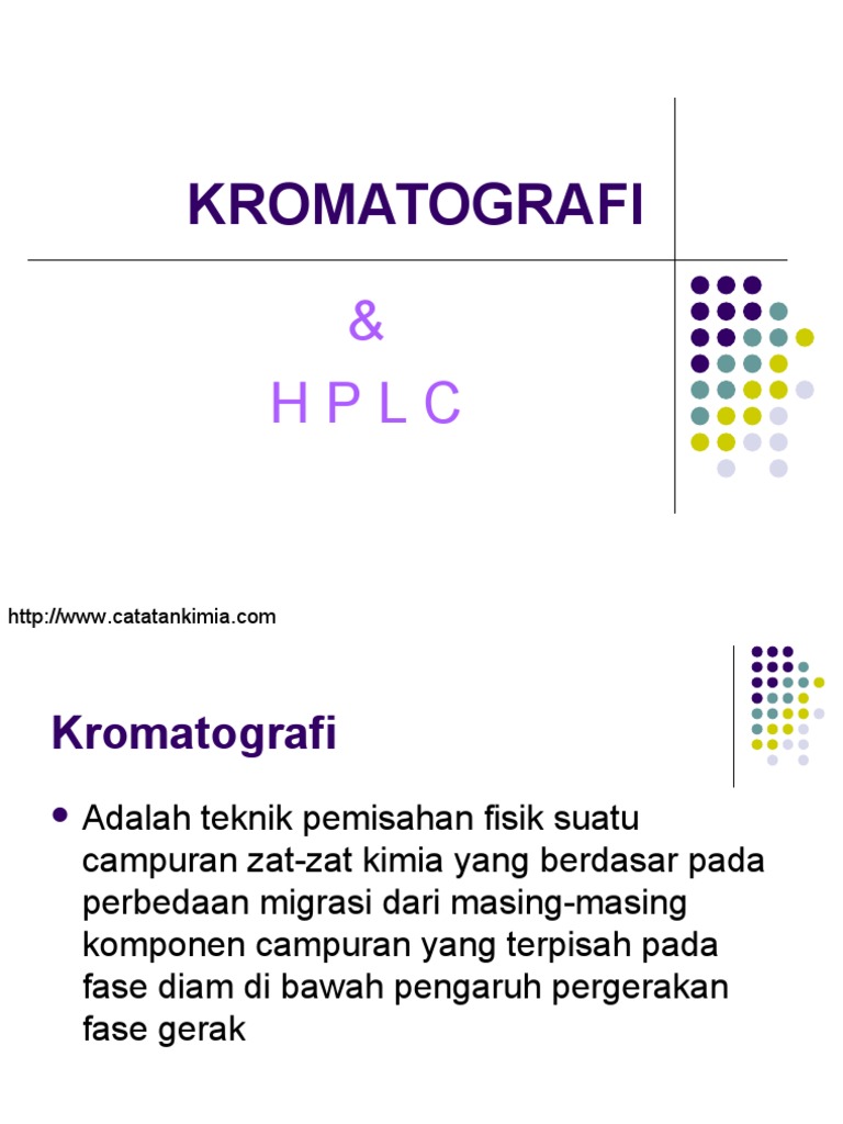 Kromatografi & HPLC Lengkap | PDF
