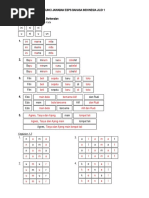 LKPD Menulis Menebalkan Huruf Kelas 1 Bahasa Indonesia | PDF