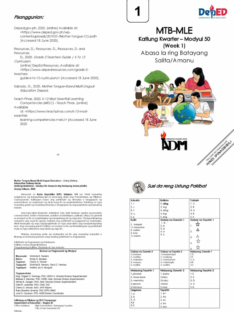 Grade 1 MTB Quarter 3 Week 1 | PDF
