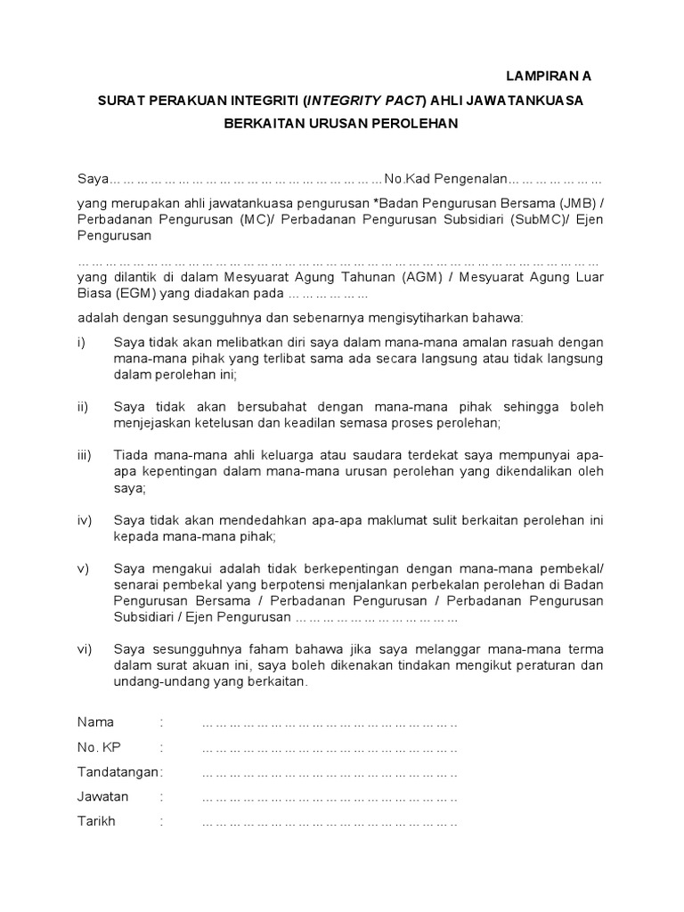 Integrity Pact | PDF