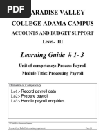Accounting COC Level 4 2020 | PDF