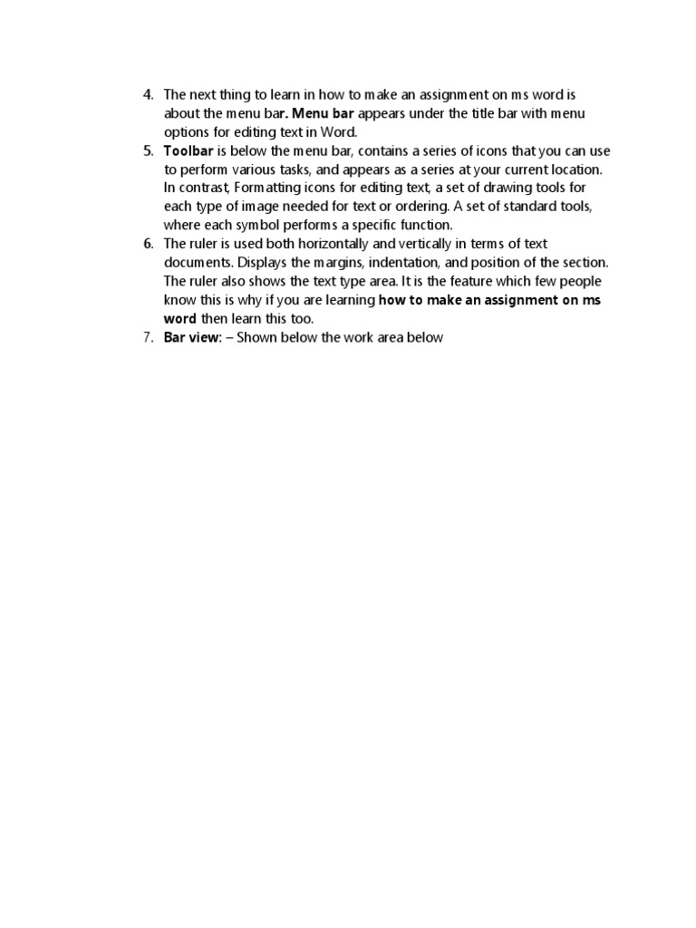 An Introduction to the Key Interface Elements in Microsoft Word: Menus ...