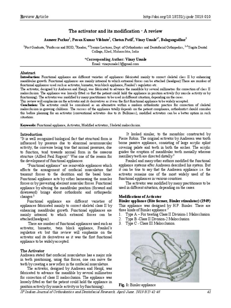 Klammt y Kinetor | Download Free PDF | Orthodontics | Dentistry Branches