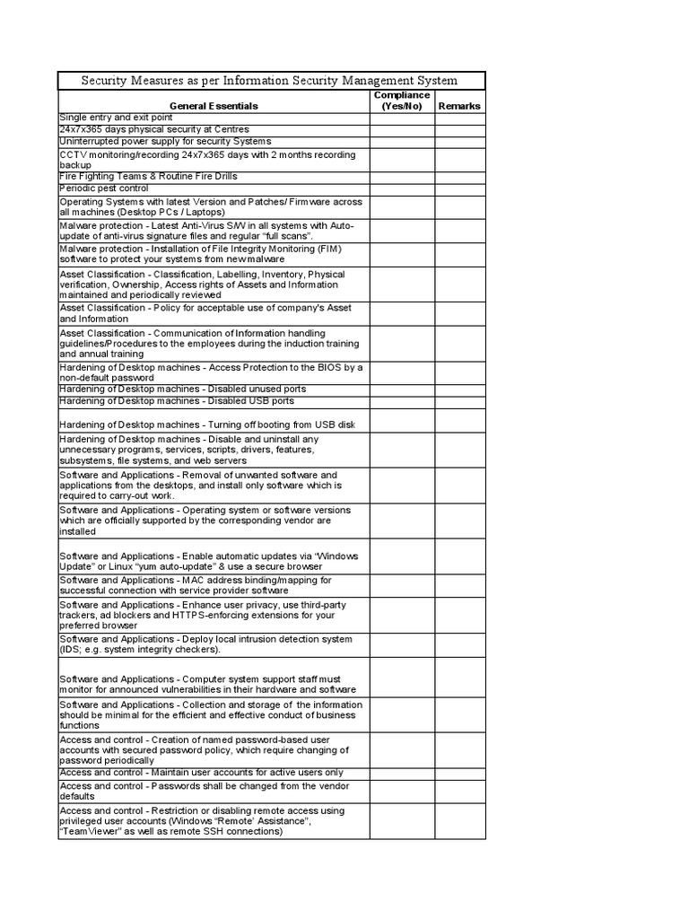 Checklist For PAN Agencies | PDF | Malware | Backup