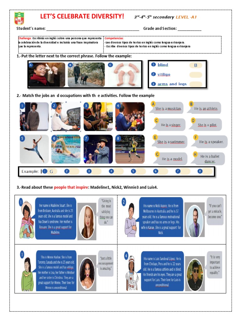 Celebrate Diversity Activity Guide | PDF