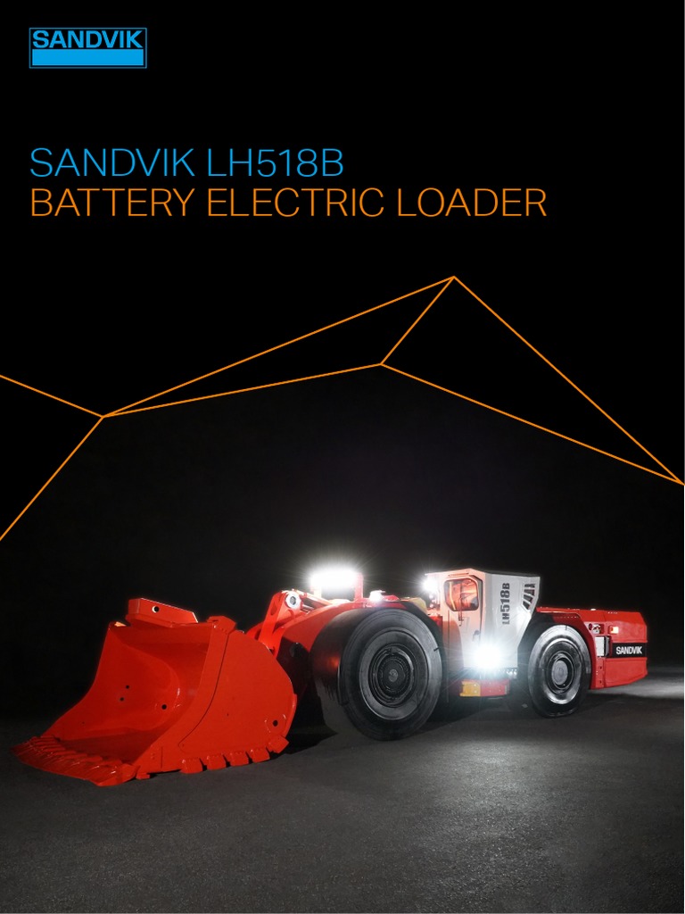 Sandvik Lh518B: Battery Electric Loader | PDF | Electric Vehicle ...