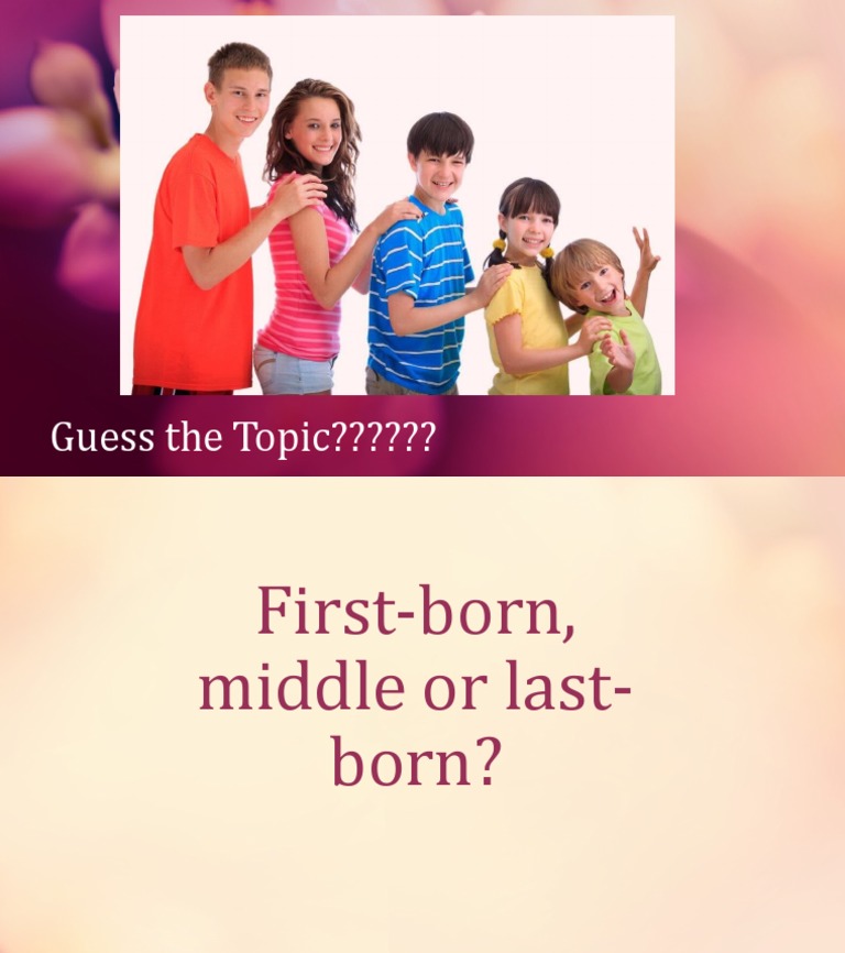 Birth Order and Personality | PDF