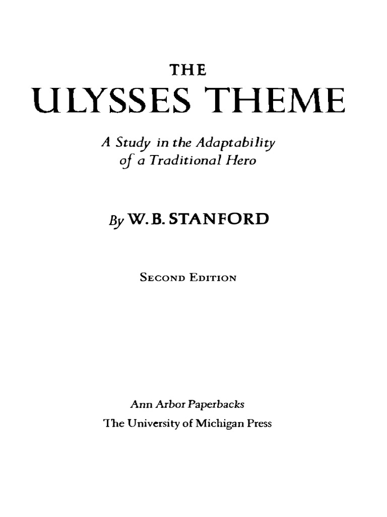 William Bedell Stanford - The Ulysses Theme - A Study in The ...