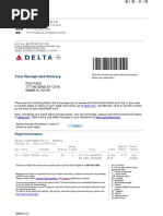 American Receipt PDF | PDF | Baggage | Airlines
