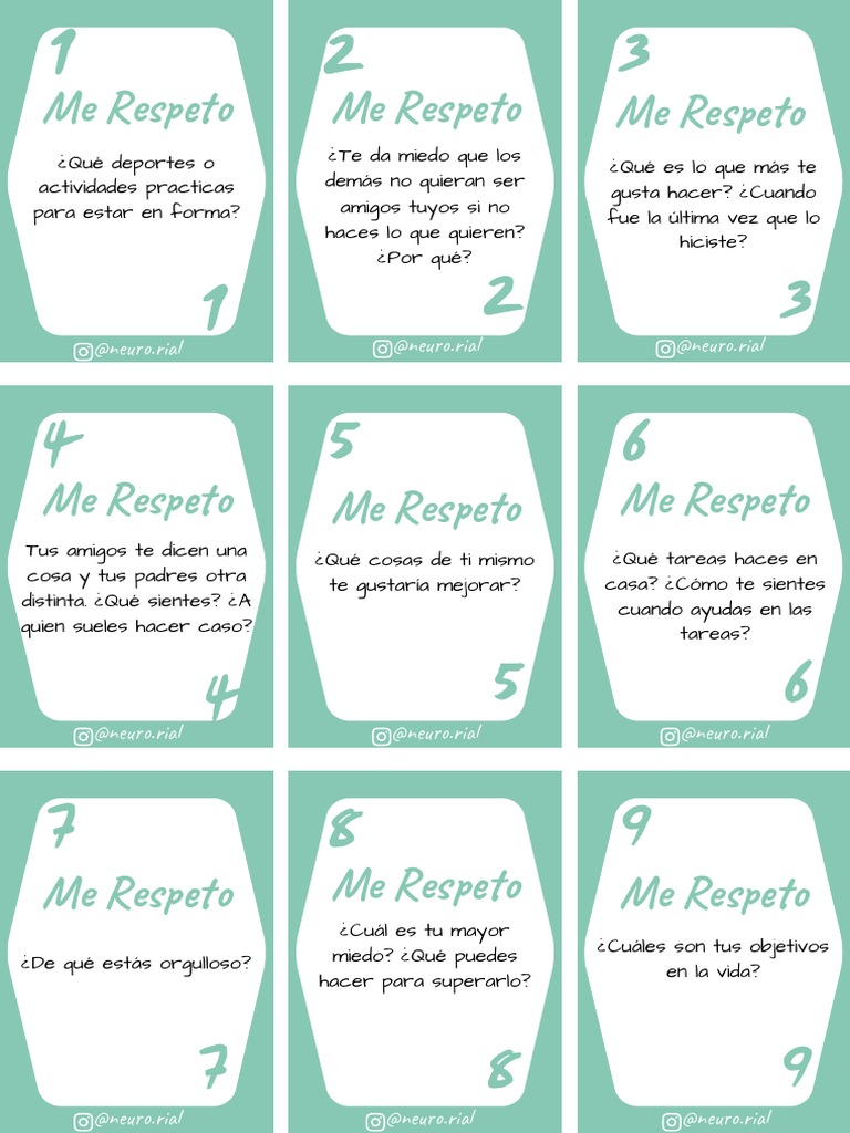 Cartas Autoestima | PDF