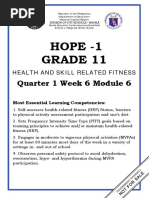 PE11 Q4 Module4a Weeks1and2 | PDF | Knee | Concussion