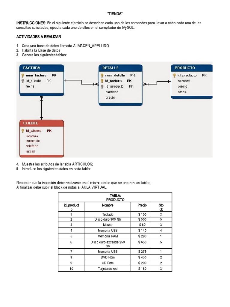 Taller 2 Base de Datos MYSQL | PDF | Edad de información | Ciencias de ...