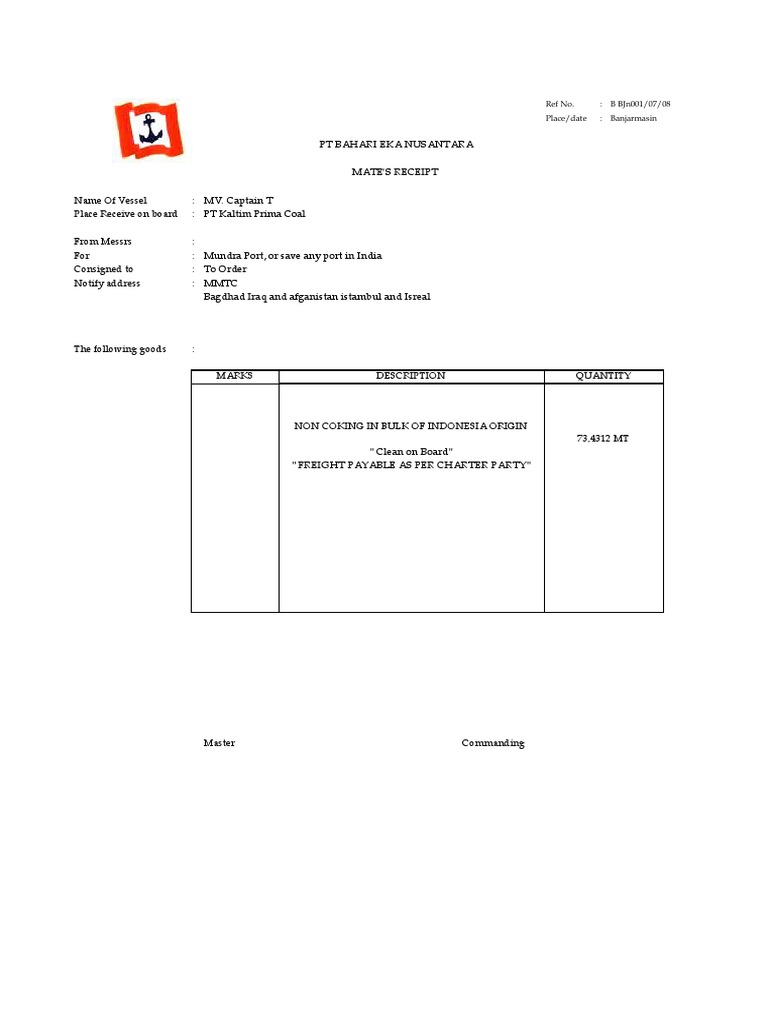 Letter Authorization | Download Free PDF | Bill Of Lading | Cargo