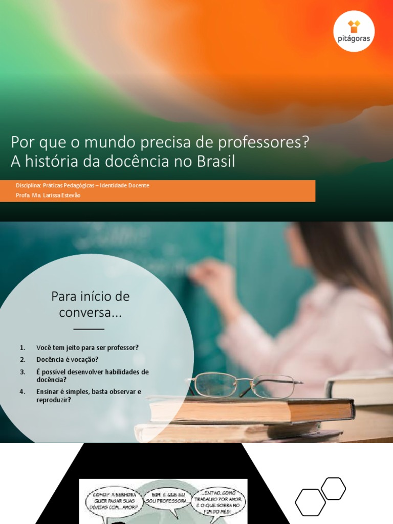 A História Da Docência Pdf Professores Escolas