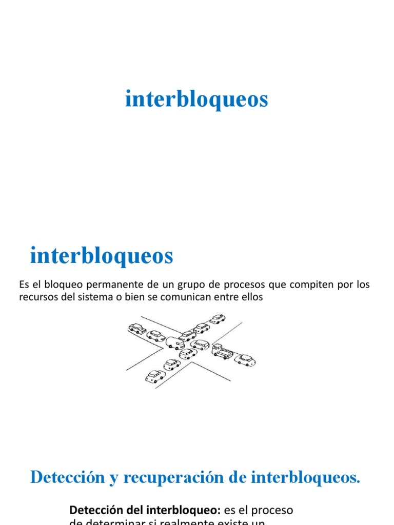 Interbloqueos | PDF | Ciencias de la Computación | Informática