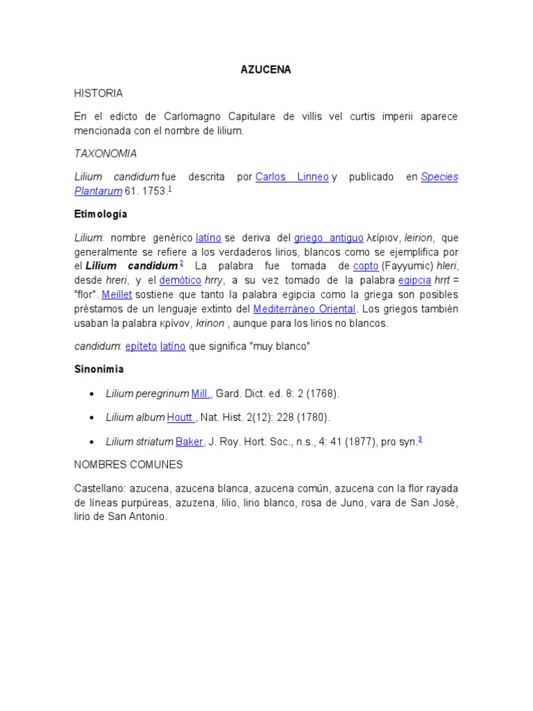 Azucena 2 | PDF