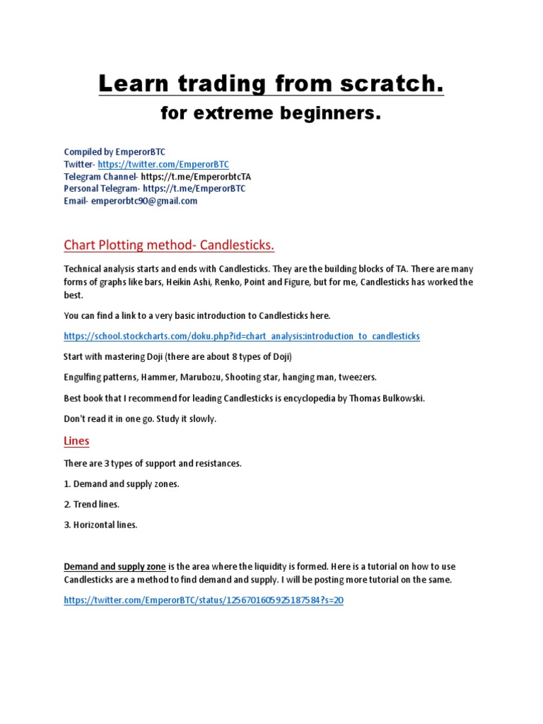 Learn Trading For Beginners | PDF