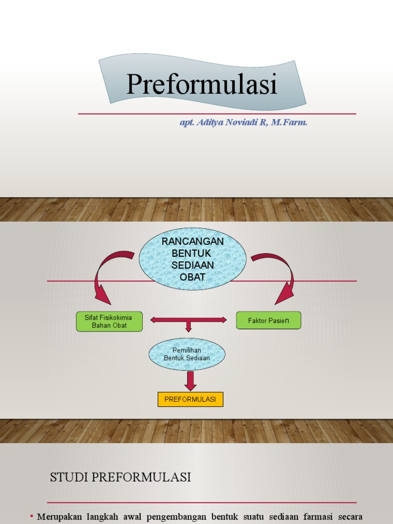 Preformulasi | PDF